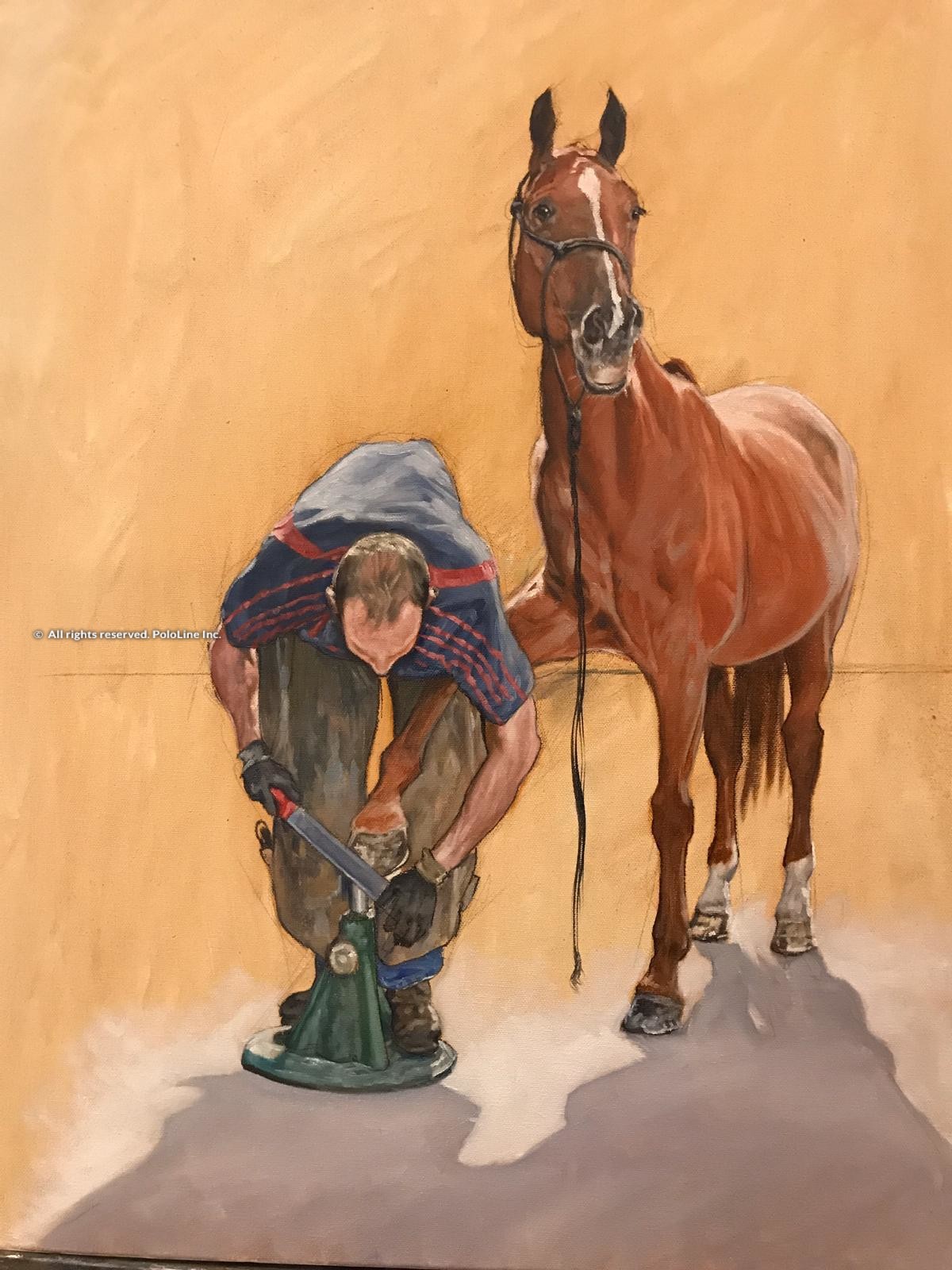 Pololine | Polo art exhibition in London